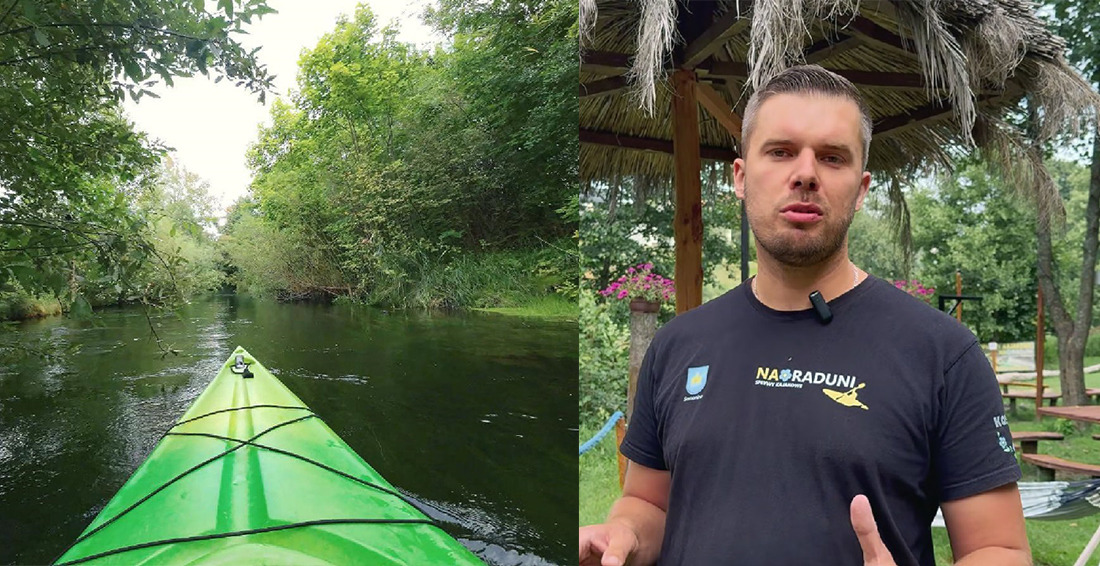Łukasz Skierka z Somonina zabrał nas na spływ kajakowy. Radunia z tej ...
